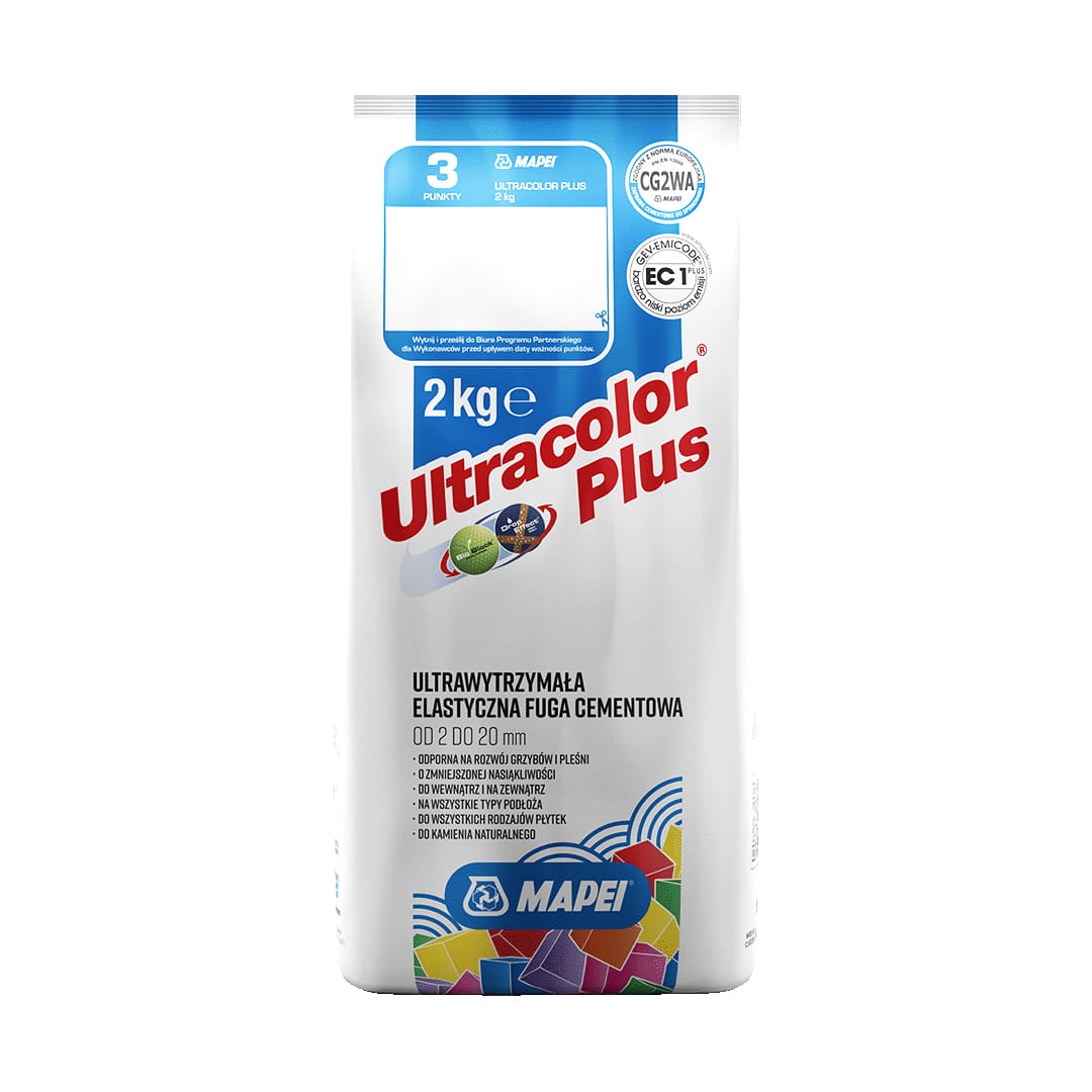Mapei Ultracolor Plus 111 srebrny 2kg - fuga elastyczna winbud24.pl